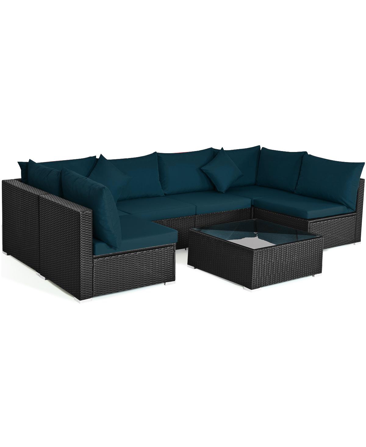 Click here for 7-Piece Sectional Sofa Set for Living Room Comfort... prices