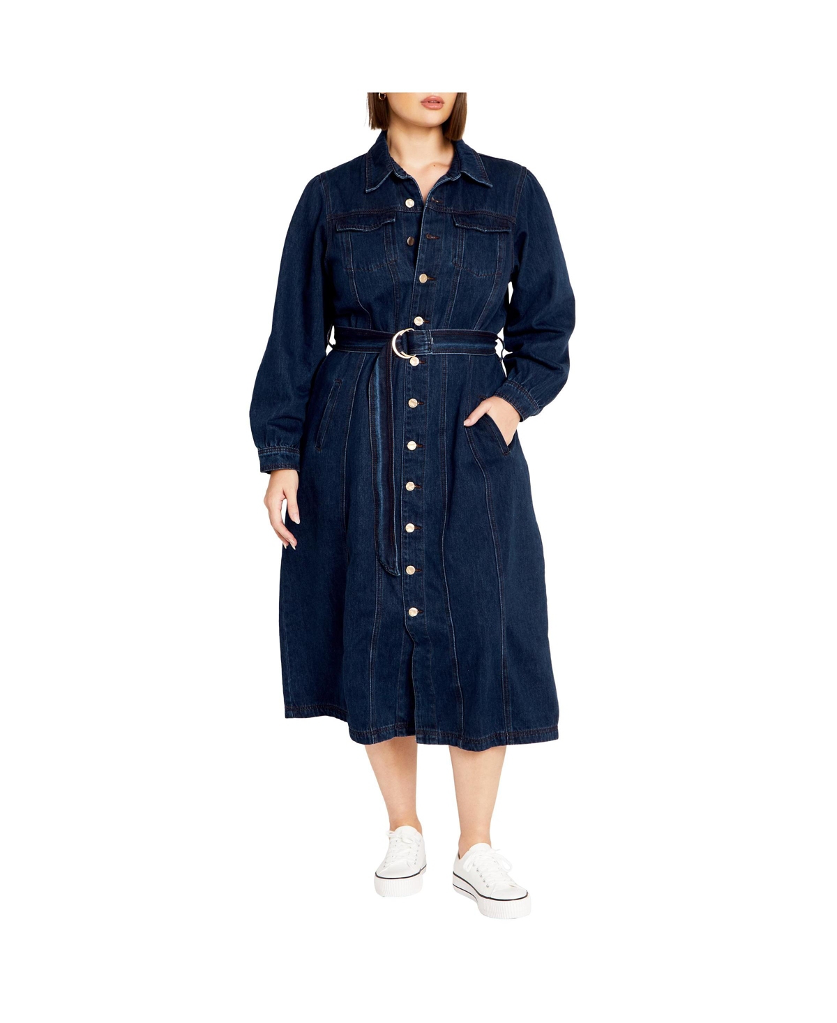 Click here for Plus Size Lady Oaklyn Dress - Mid denim prices