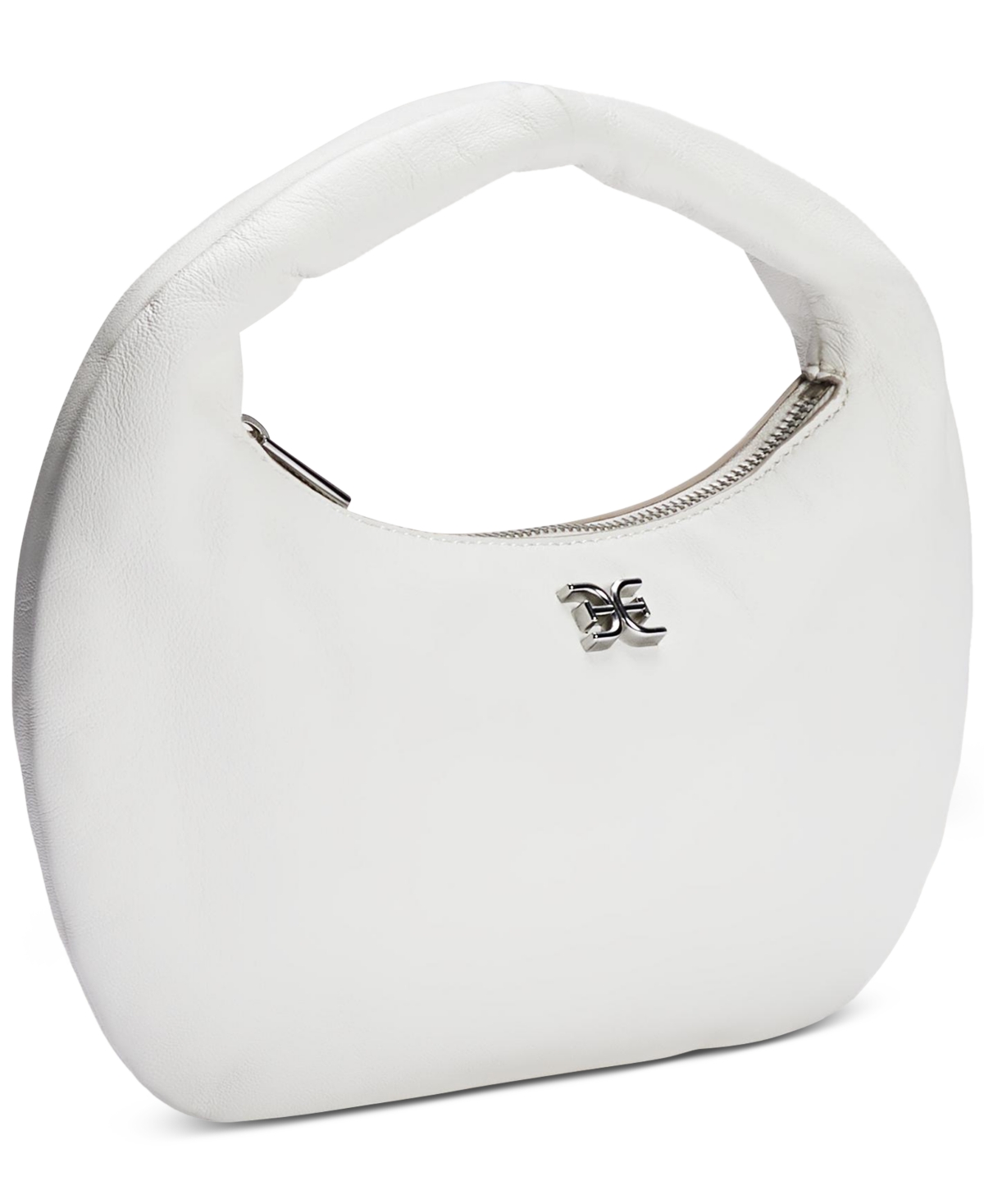Sam Edelman Michaela Leather Mini Hobo Bag - Eggshell