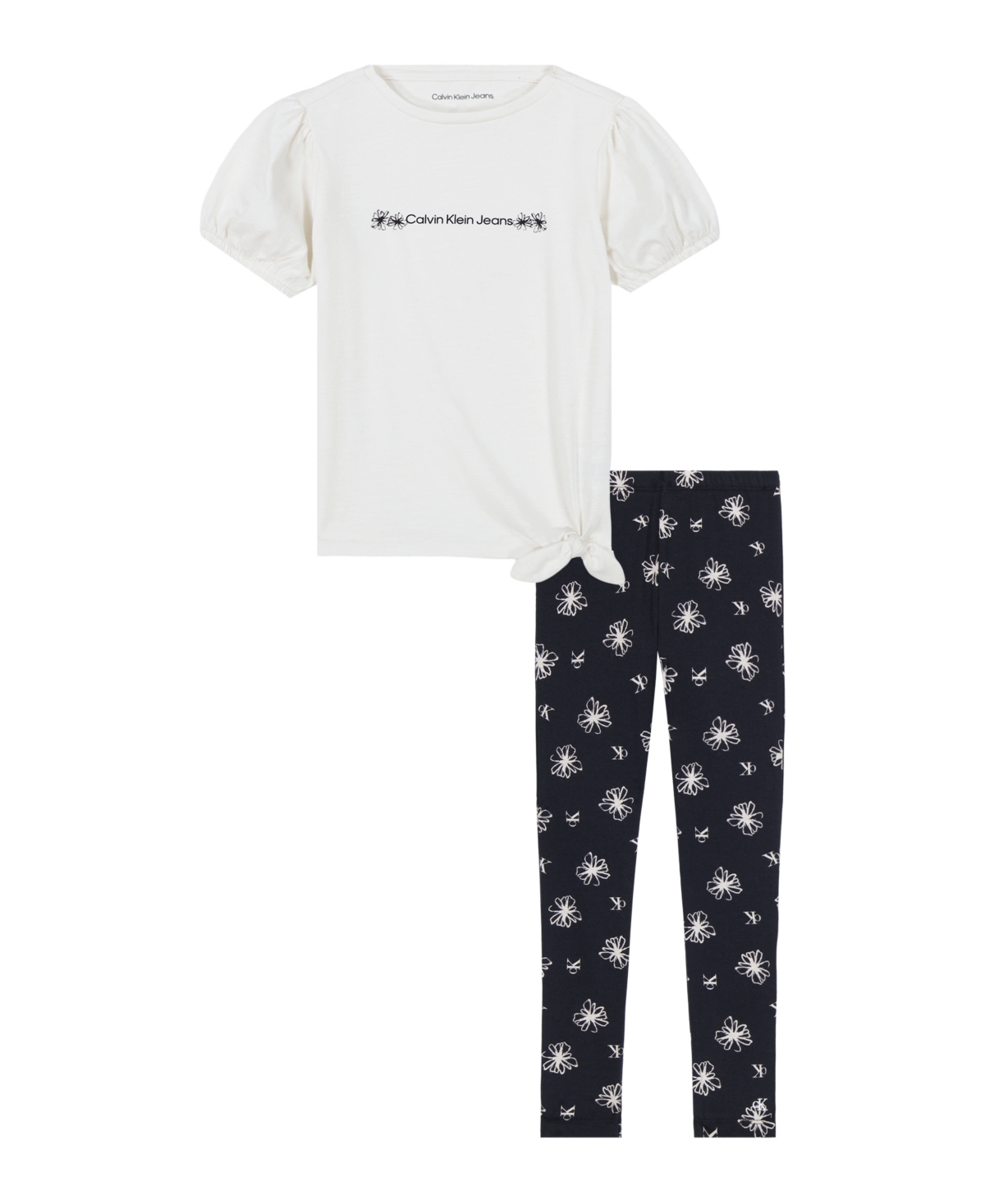 Click here for Calvin Klein Toddler and Little Girls 2-Piece Puff... prices