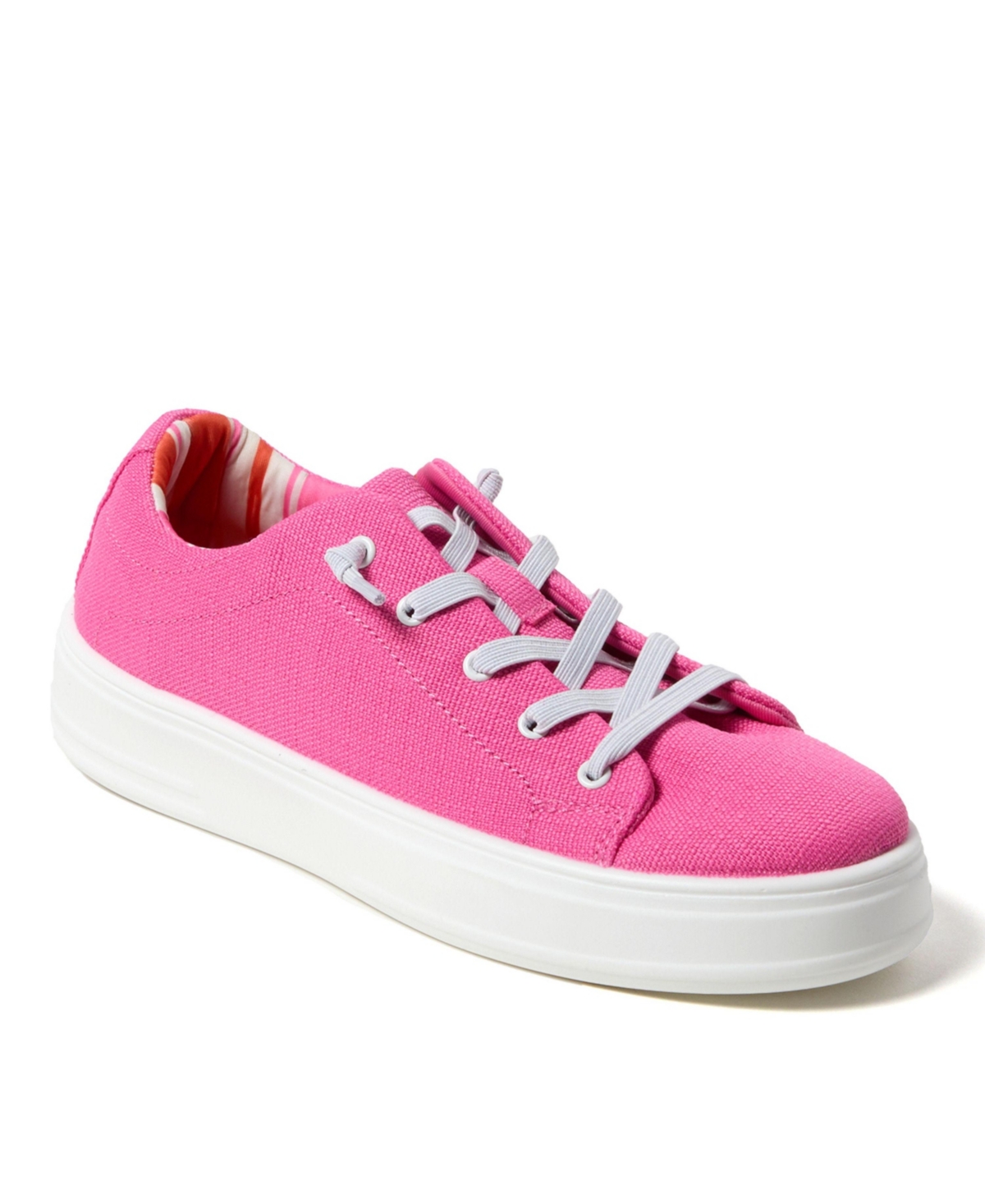 Click here for Dearfoams Womens Mabel Woven Slip On Sneaker - Aza... prices