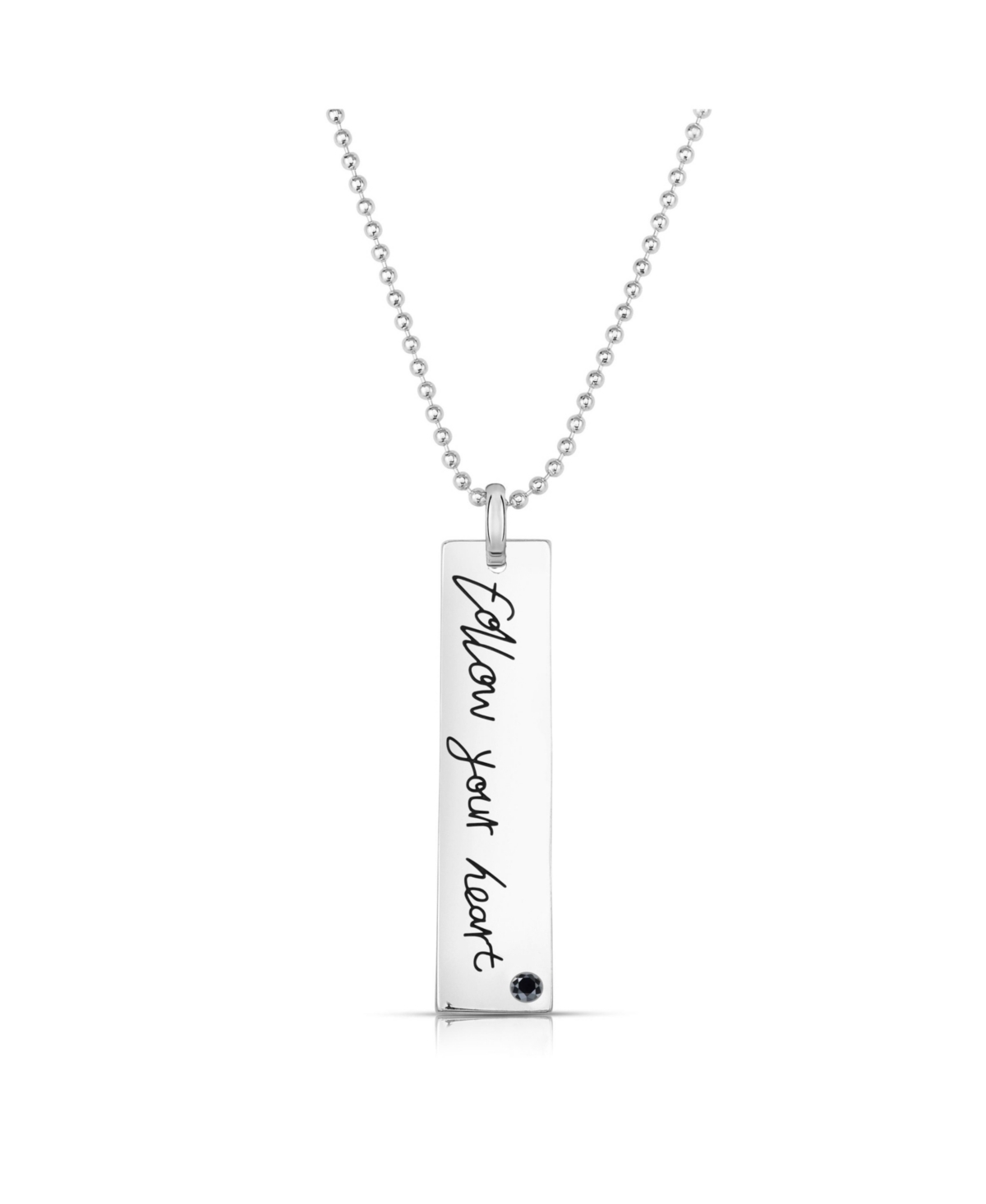 Click here for White Gold Plated "Follow Your Heart" Pe... prices
