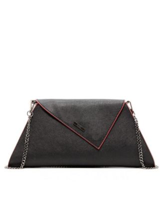 SUSU Black Leather Clutch Bag Unique Evening Purse Women's Handbag - Macy's