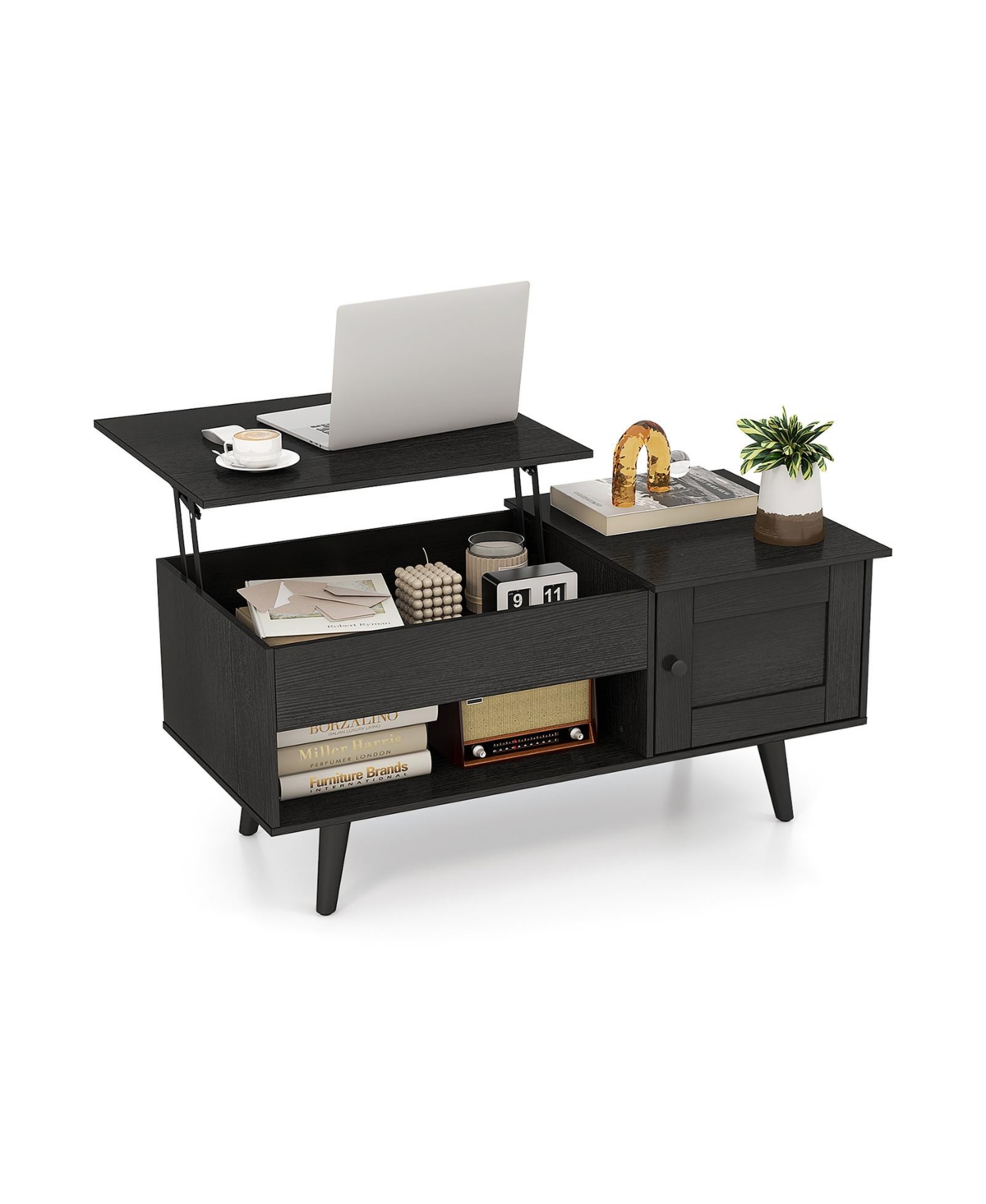 Click here for Lift-Top Coffee Table with Storage and Hidden Comp... prices