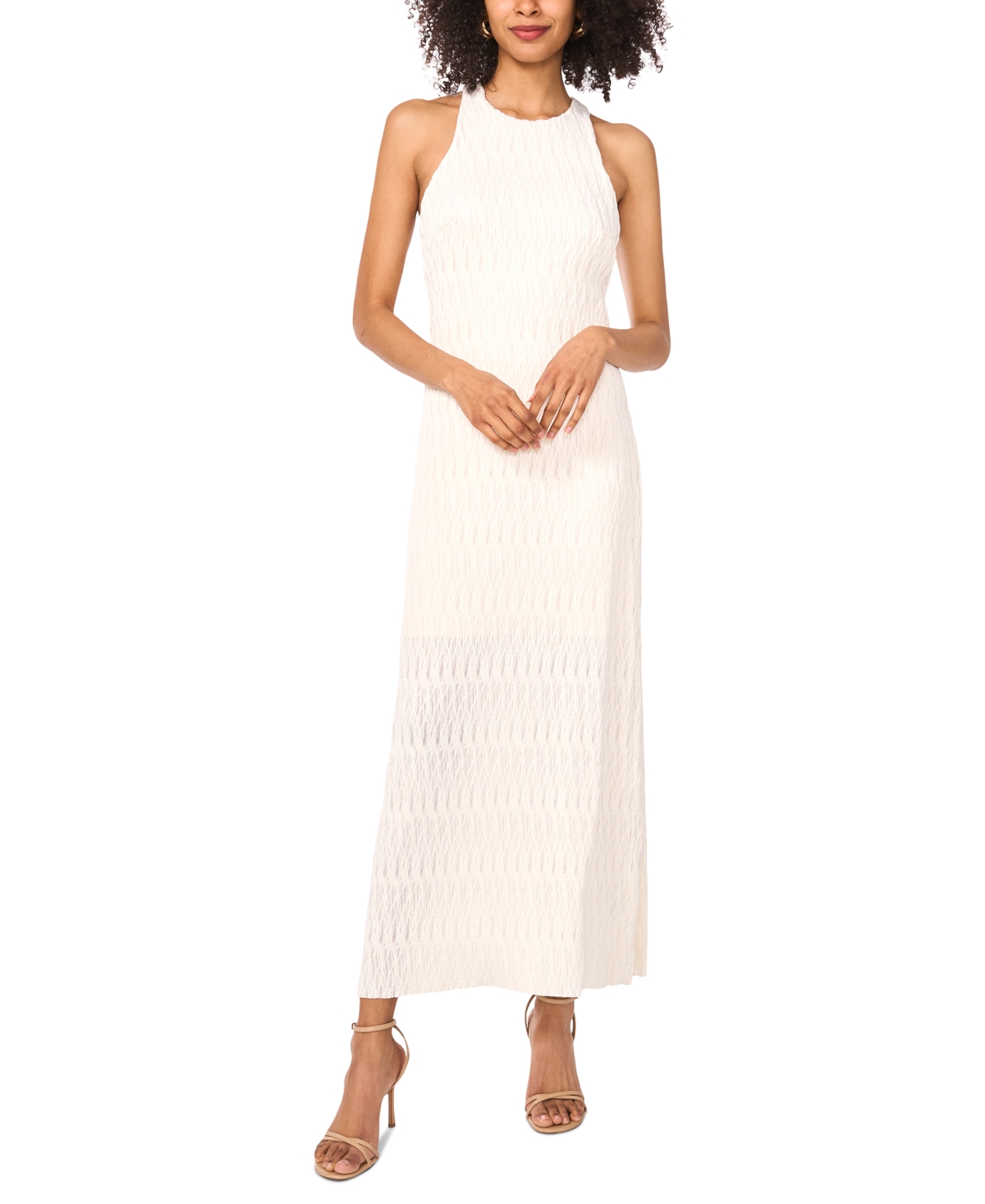 Click here for Vince Camuto Womens Sleeveless Textured A-Line Max... prices