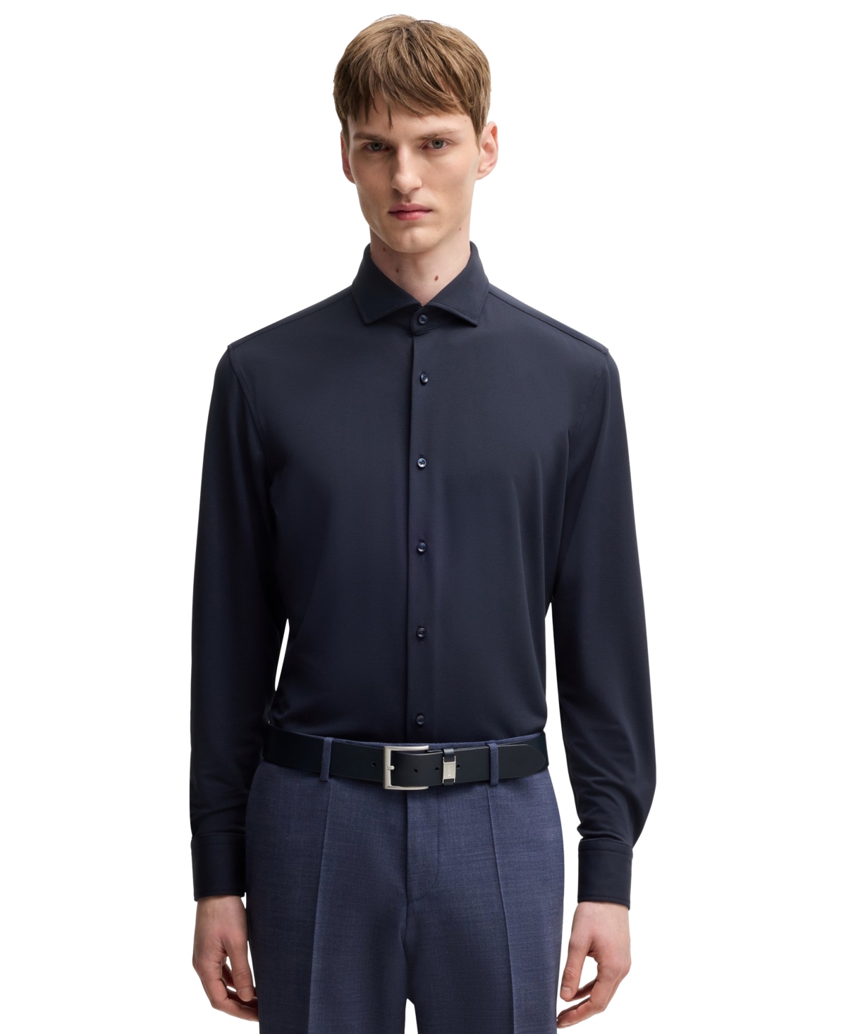Click here for Boss by Hugo Boss Mens Performance-Stretch Slim-Fi... prices