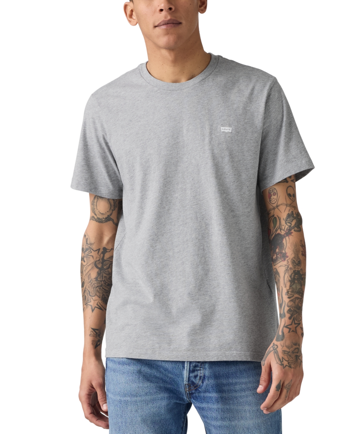 Click here for Levis Mens Straight-Fit Quick-Dry Tech T-Shirt - G... prices