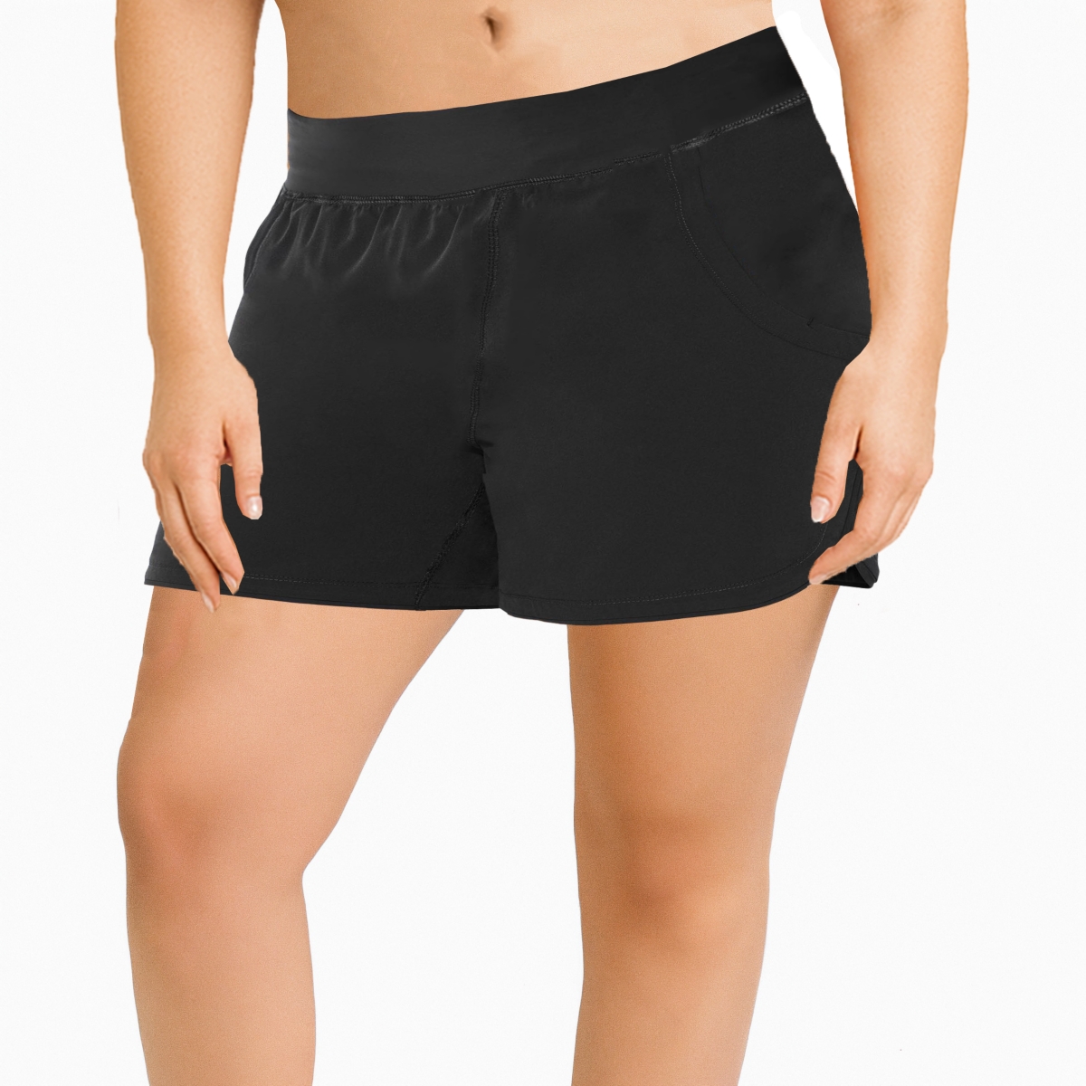 Click here for Swimsuits for All Womens Quick-Dry Swim Short - Bl... prices