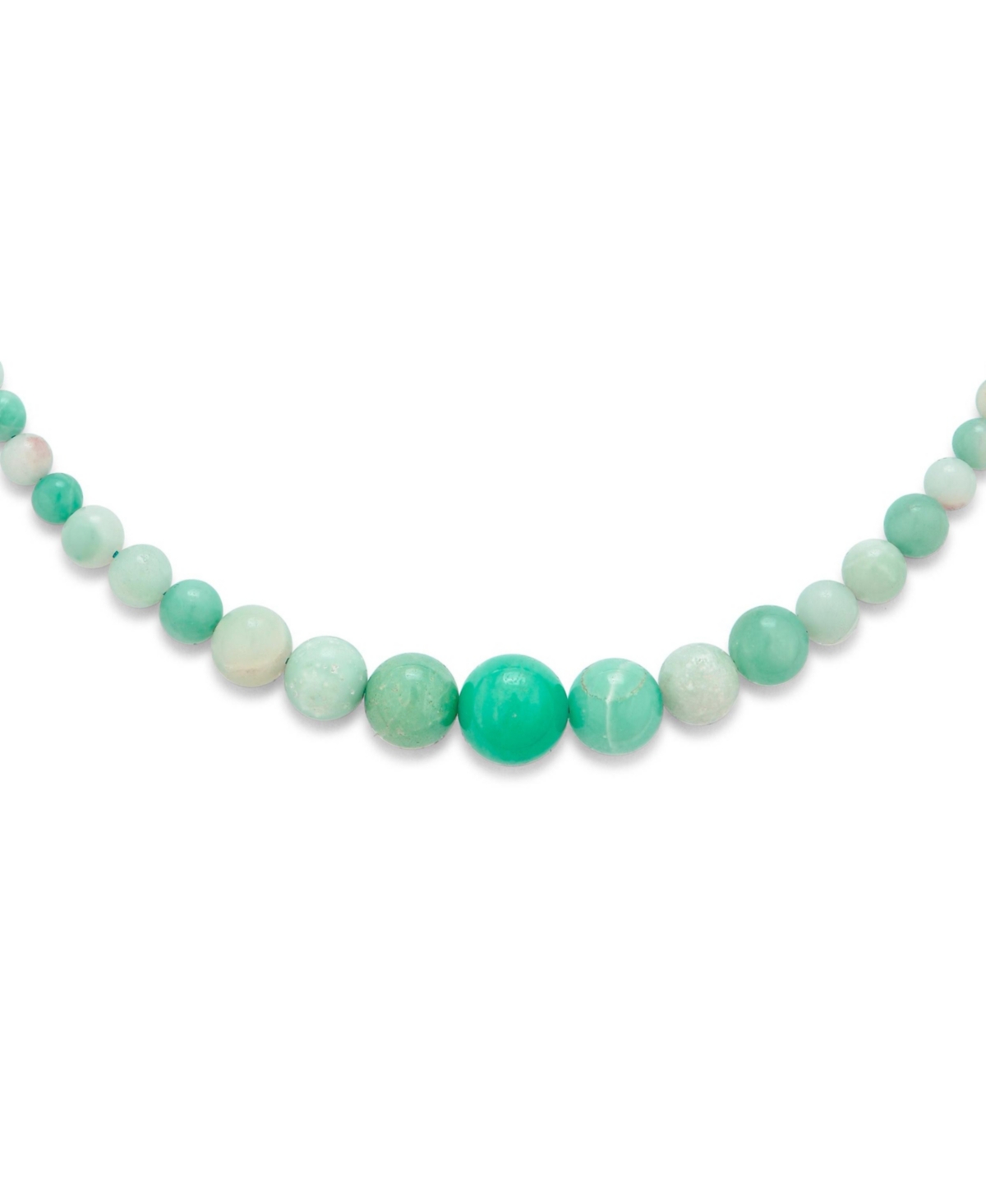 Click here for Bling Jewelry Graduated Round Bead Ball Strand Nat... prices