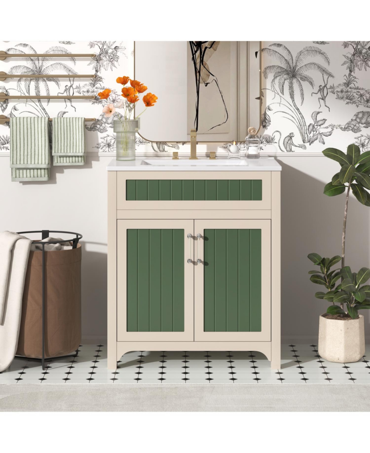 Click here for Streamdale 30" Bathroom Vanity Cabinet Combo... prices