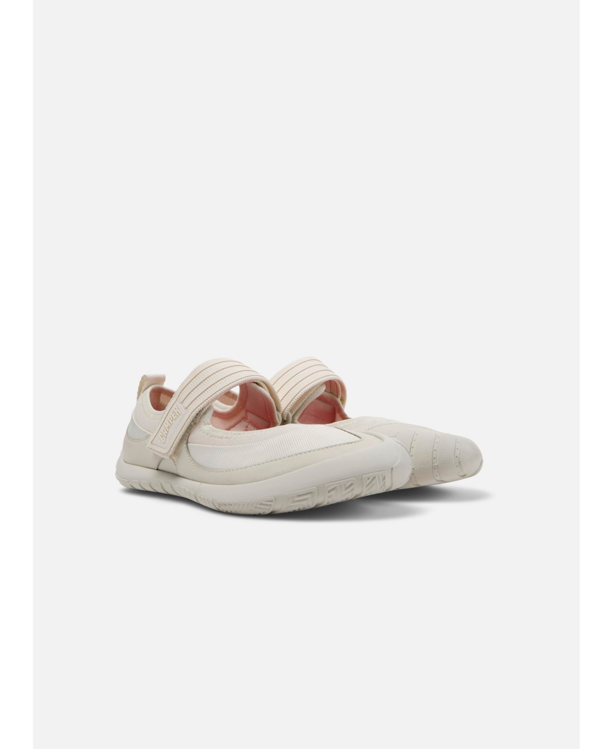Click here for Camper Peu Path Leather Flats - Natural white prices