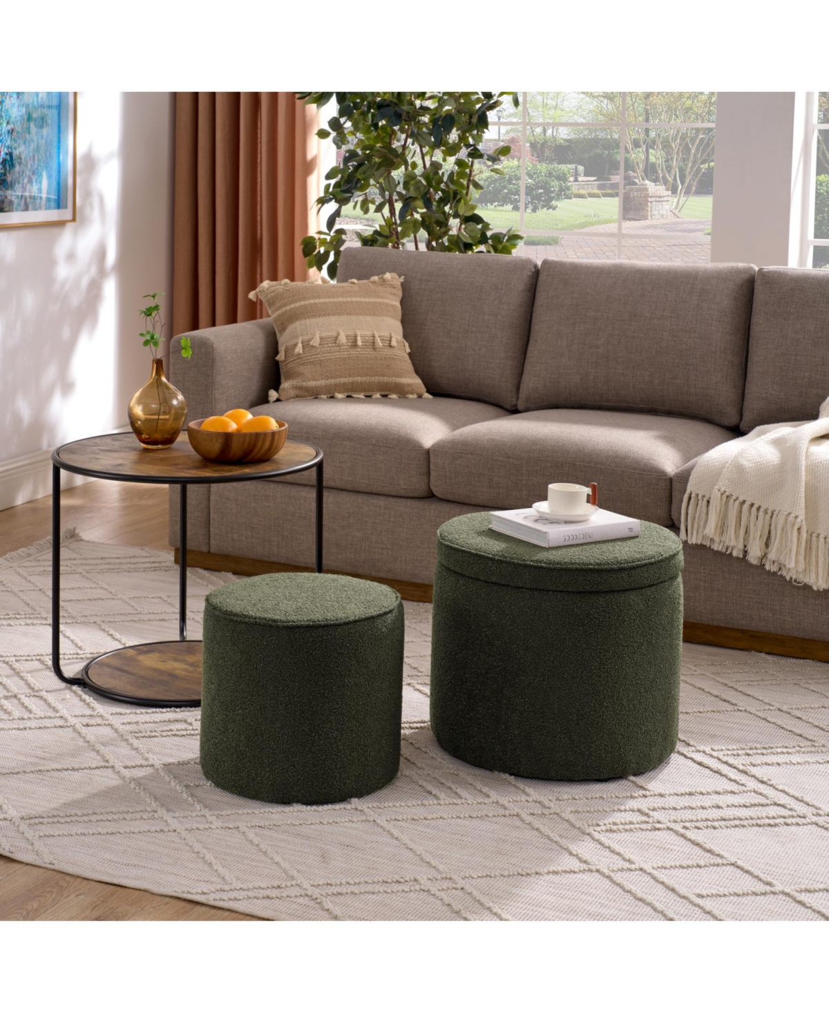 Click here for Streamdale Multifunctional Ottoman Table with Drum... prices