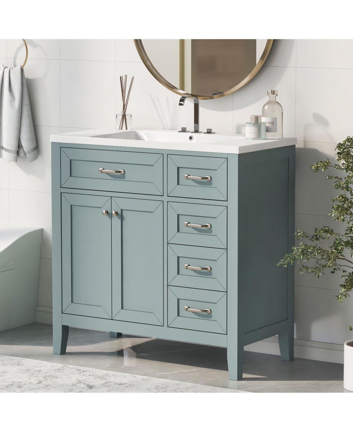Click here for Streamdale 36" Bathroom Vanity with Sink Comb... prices