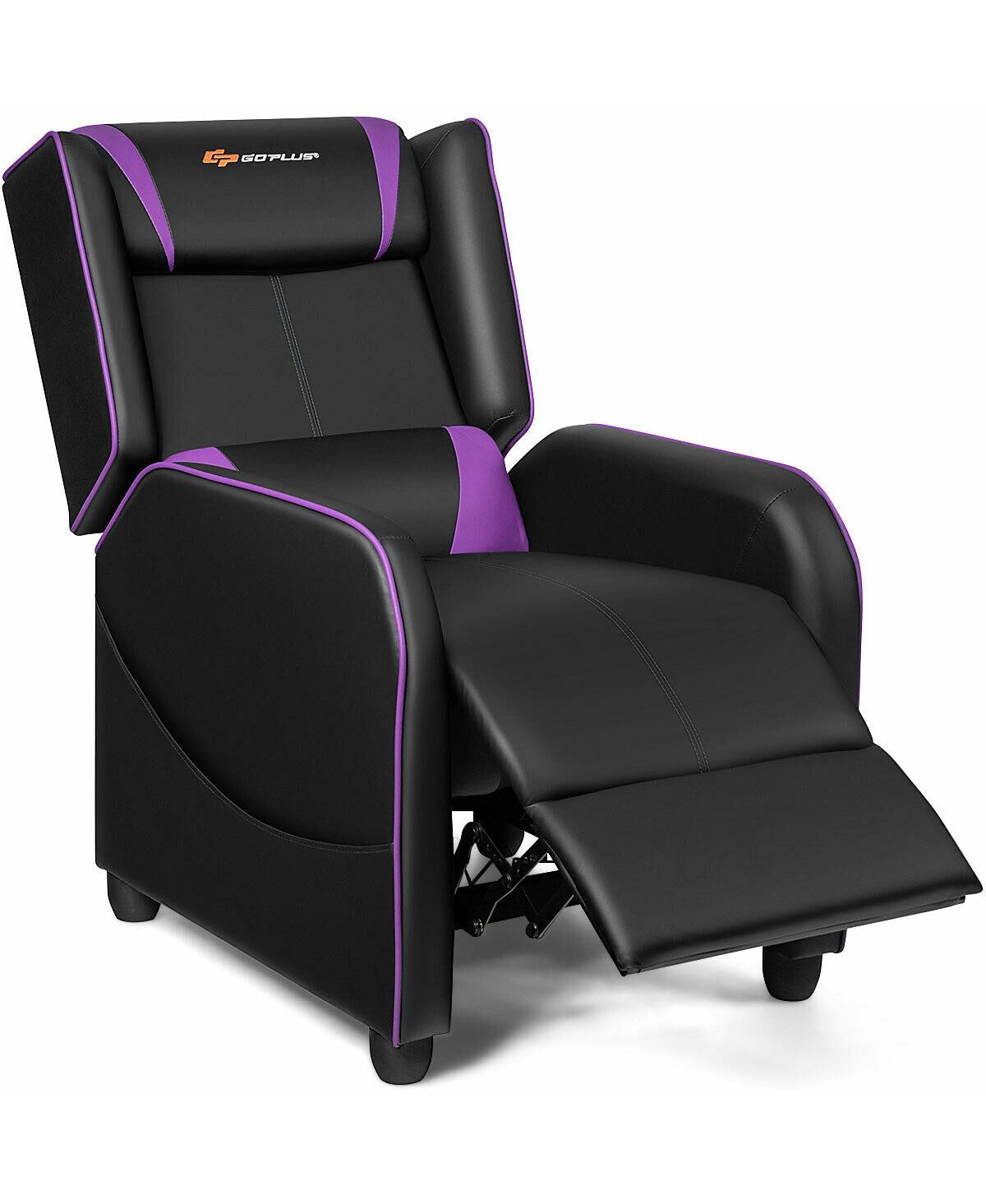 Click here for Home Massage Gaming Recliner Chair - Purple prices