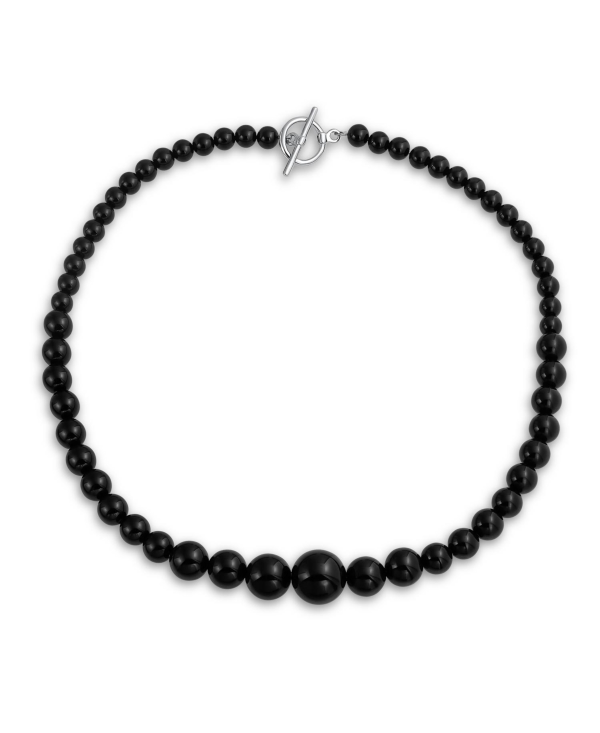 Click here for Bling Jewelry Graduated Round Bead Ball Strand Nat... prices