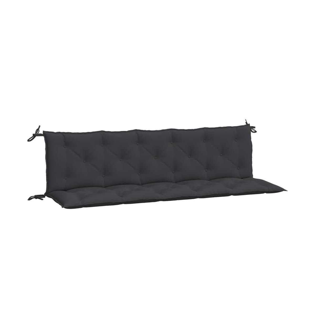 Click here for Garden Bench Cushions 2 pcs Black 70.9"x19.7&... prices