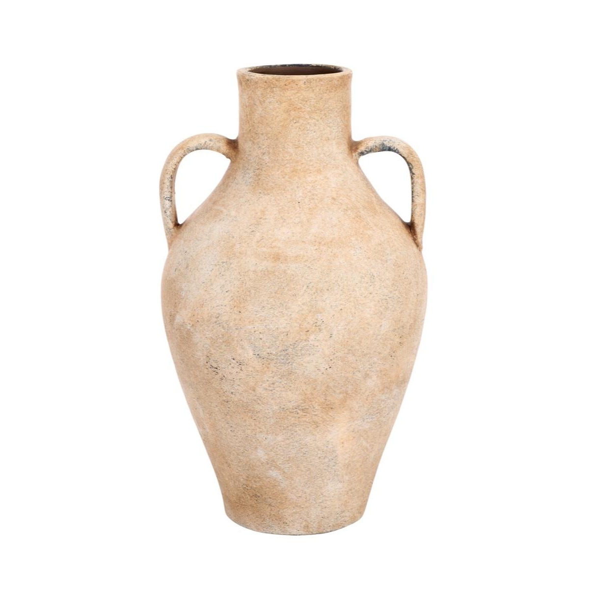 Click here for Mesa  18  Stoneware Vase - Natural / grey prices