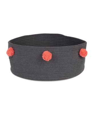 Bone Dry Cotton Rope Pet Storage Basket/Bed - Pom Poms - Macy's
