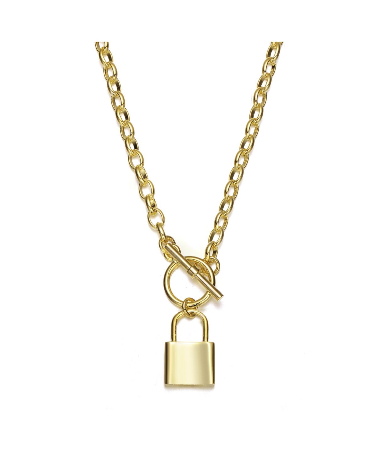 Click here for 14K Gold Plated Locket Charm Necklace - Gold prices