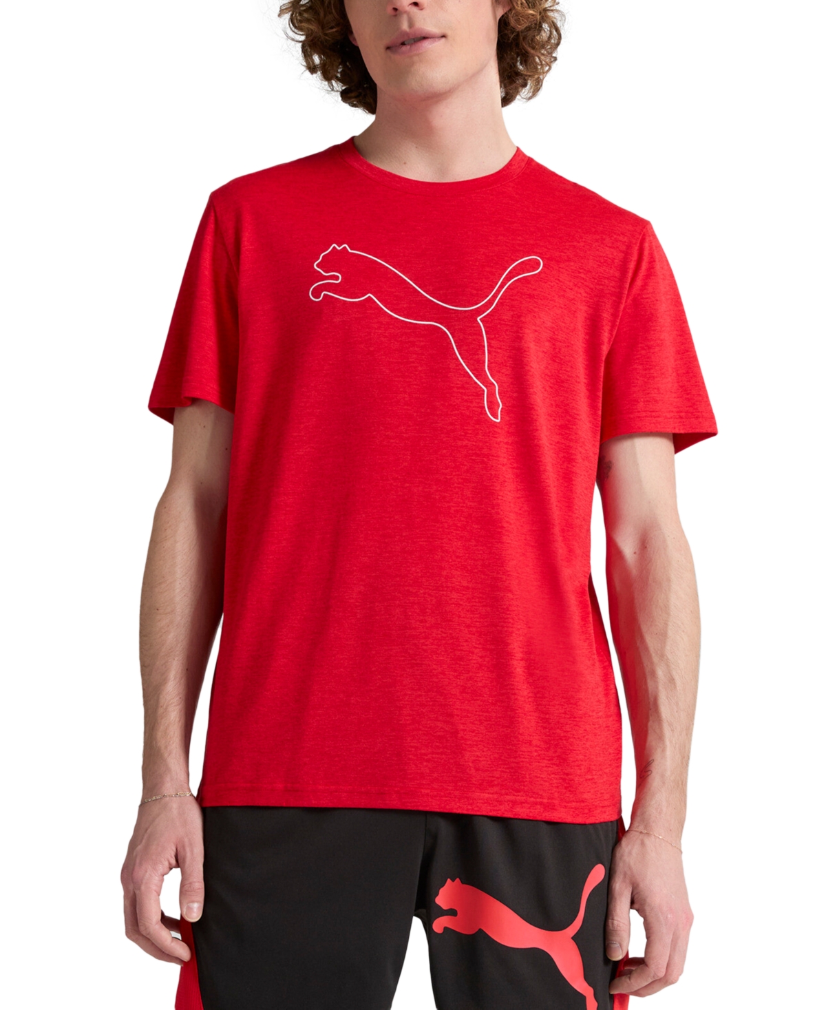 Click here for Puma Mens Performance Cat Logo Graphic Training T-... prices