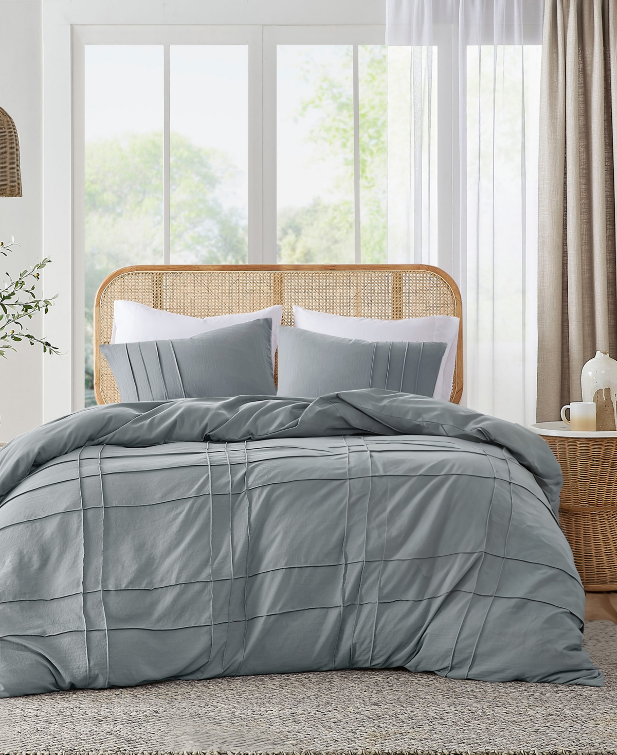 Click here for 510 Design Porter Pleated 3-Pc. Duvet Cover Set  C... prices
