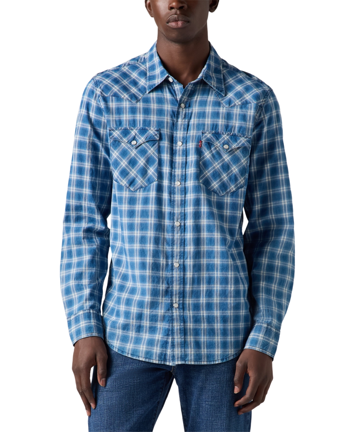 Click here for Levis Mens Classic Standard Fit Western Shirt - In... prices
