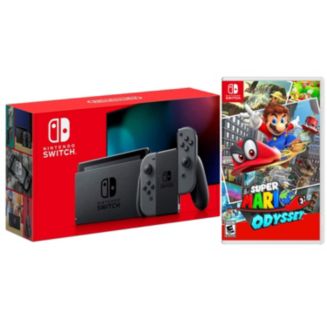 Nintendo Switch 32GB Console - Gray Joy-Con - New Version with Super ...