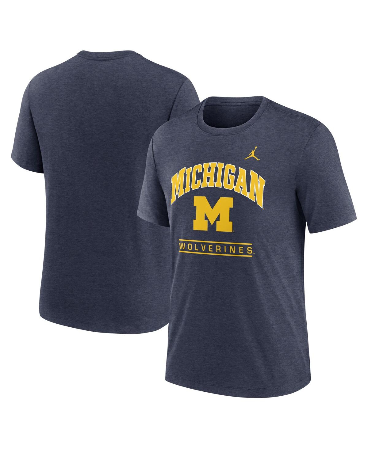 Click here for Jordan Mens Navy Michigan Wolverines Arch Over Log... prices