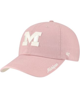 '47 Brand Women's Light Pink Michigan Wolverines Dusty Miata Clean Up ...