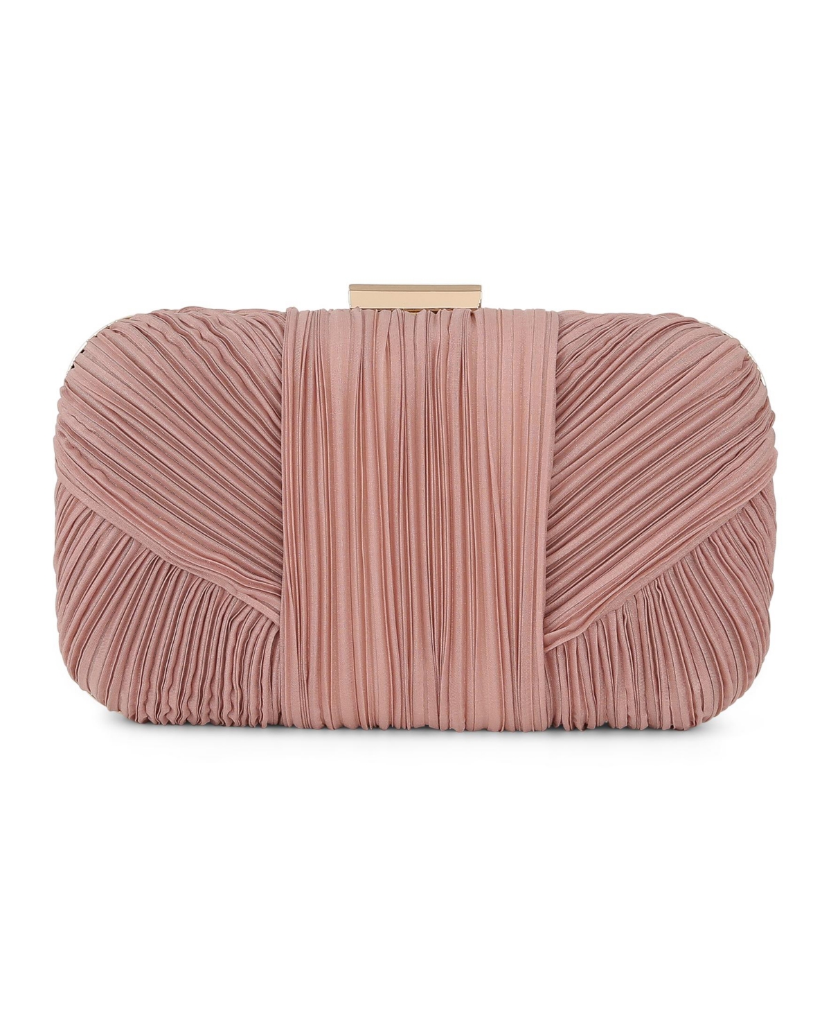Click here for Womans Cleo Mini Pleated Sash Minaudiere - Dusty p... prices