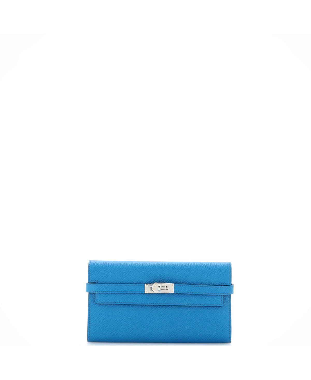 Click here for Pre-Owned Hermes Long Kelly Wallet Epsom - Blue prices