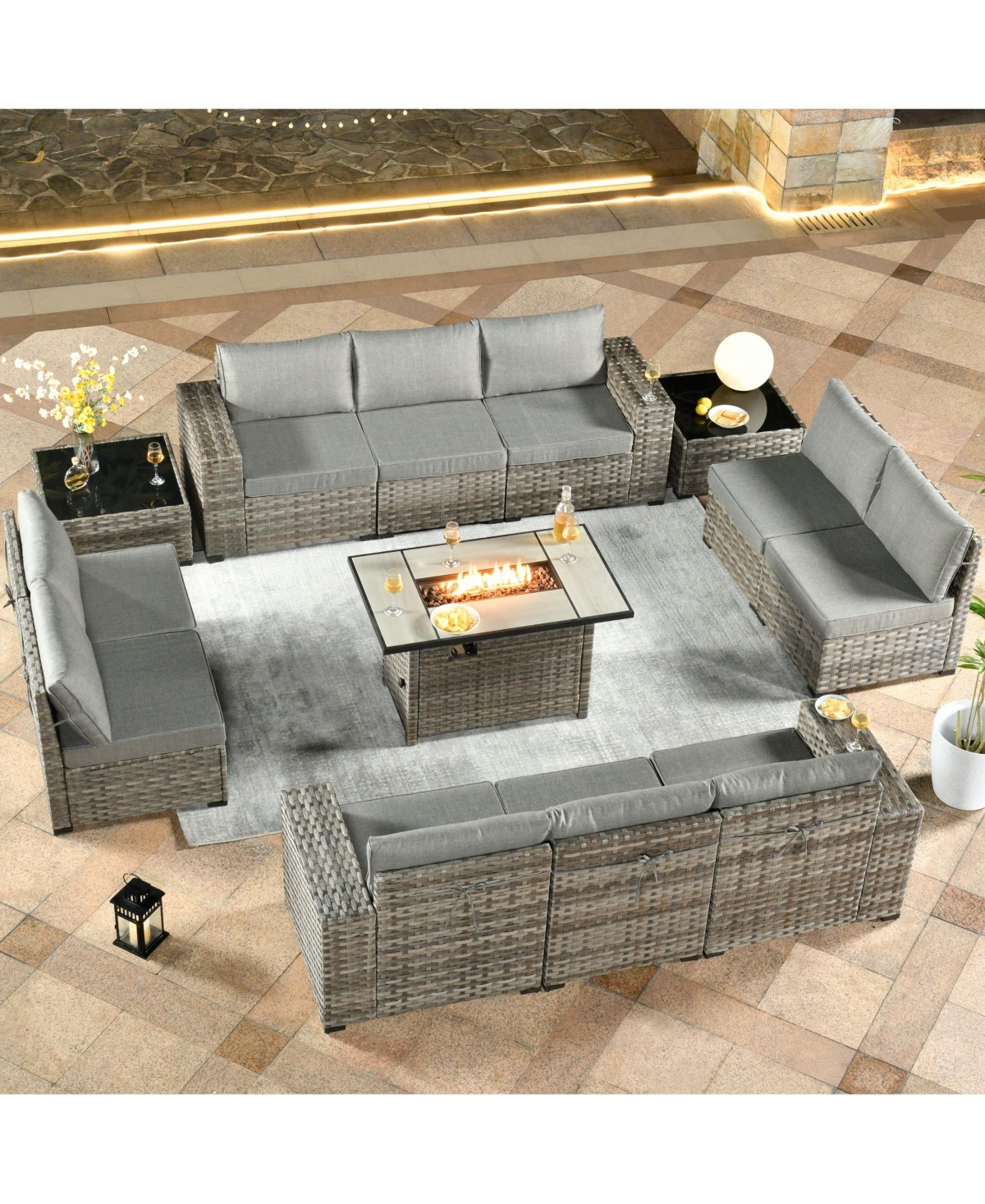 Click here for Xizzi 13 Pieces Patio Furniture Set Outdoor Sectio... prices