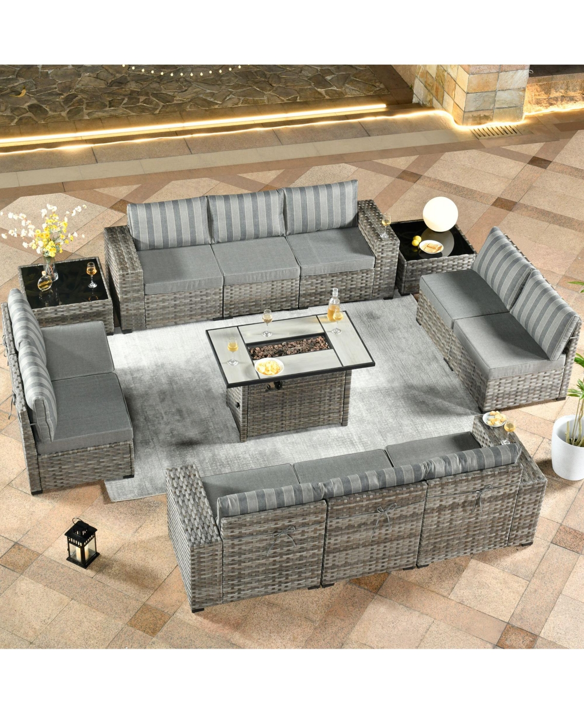 Click here for Xizzi 13 Pieces Patio Furniture Set Outdoor Sectio... prices