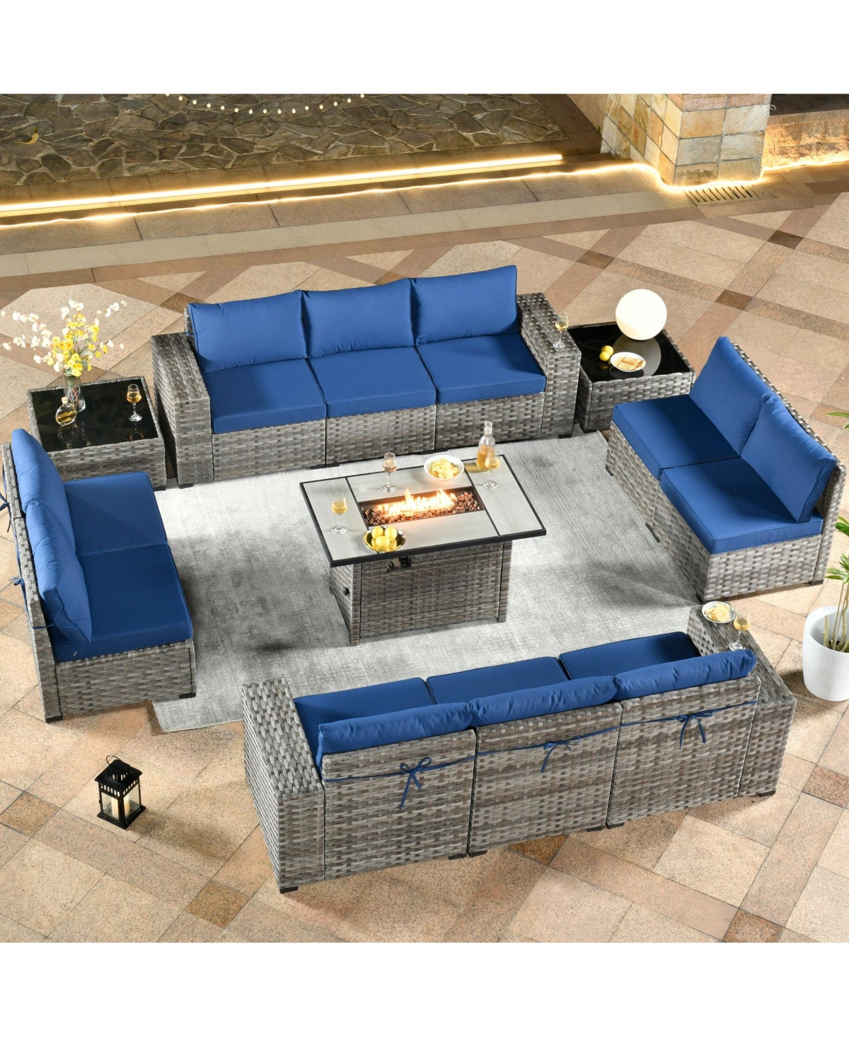 Click here for Xizzi 13 Pieces Patio Furniture Set Outdoor Sectio... prices
