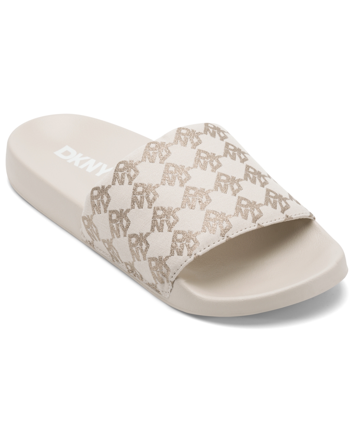 Click here for Dkny Womens Zella Slide Slip-On Flats Sandals - Bo... prices
