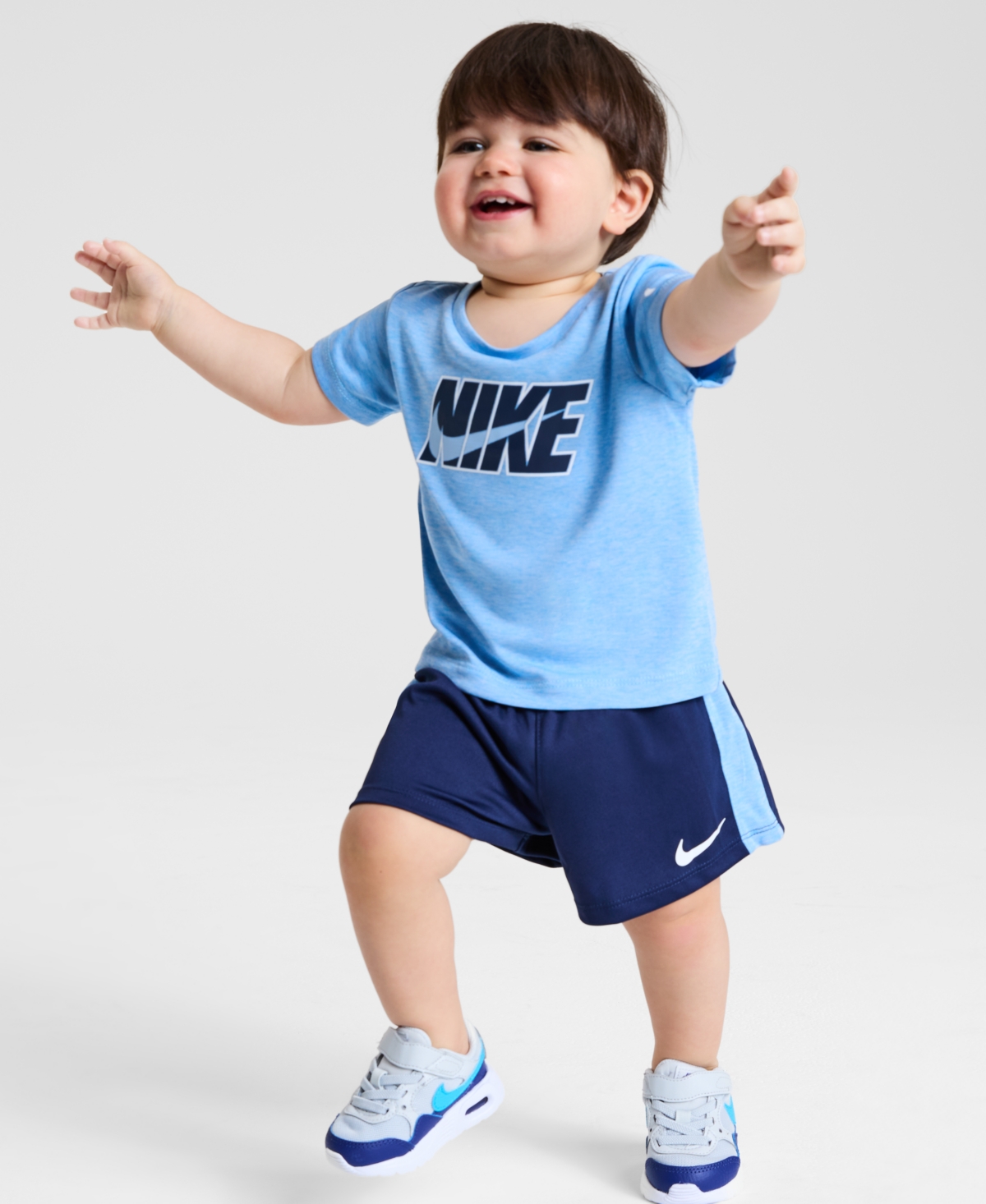Click here for Nike Baby Short-Sleeve Logo T-Shirt & Shorts  2 Pi... prices