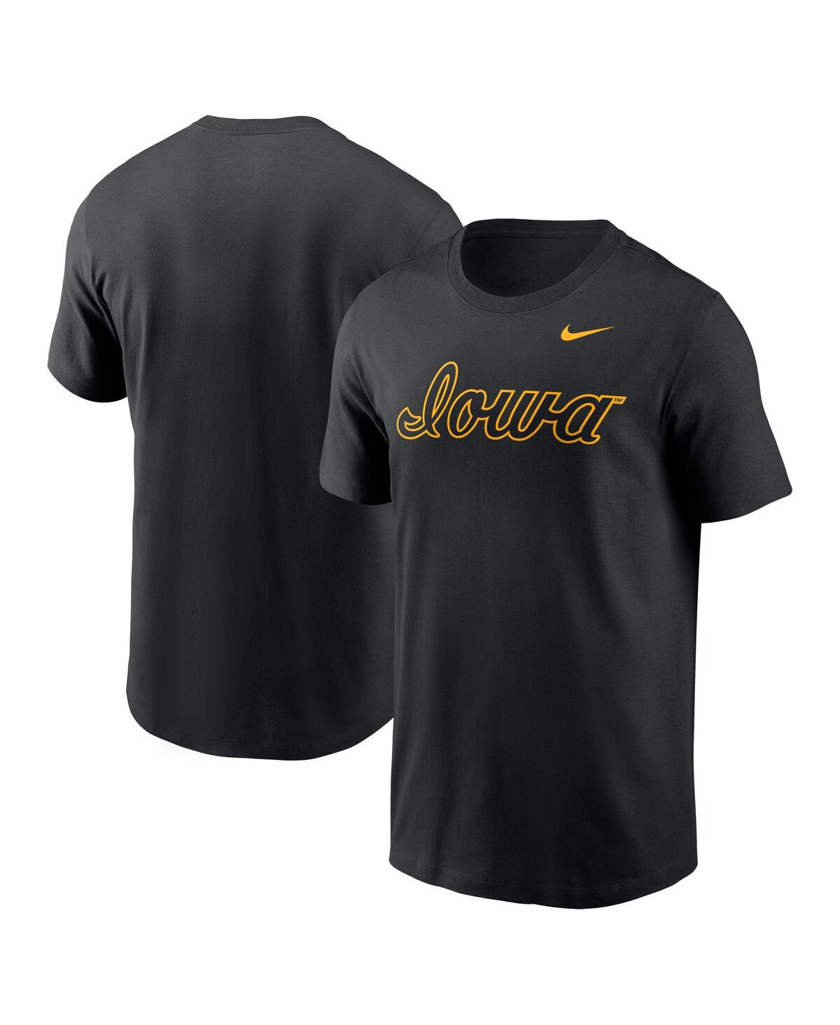 Click here for Nike Mens Black Iowa Hawkeyes Baseball Wordmark T-... prices