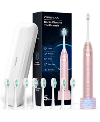 Operan Electric Toothbrush with Travel Case, Rechargeable Sonic ...