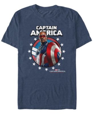 Marvel Men's Captain Crown Short Sleeve T-Shirt - Macy's