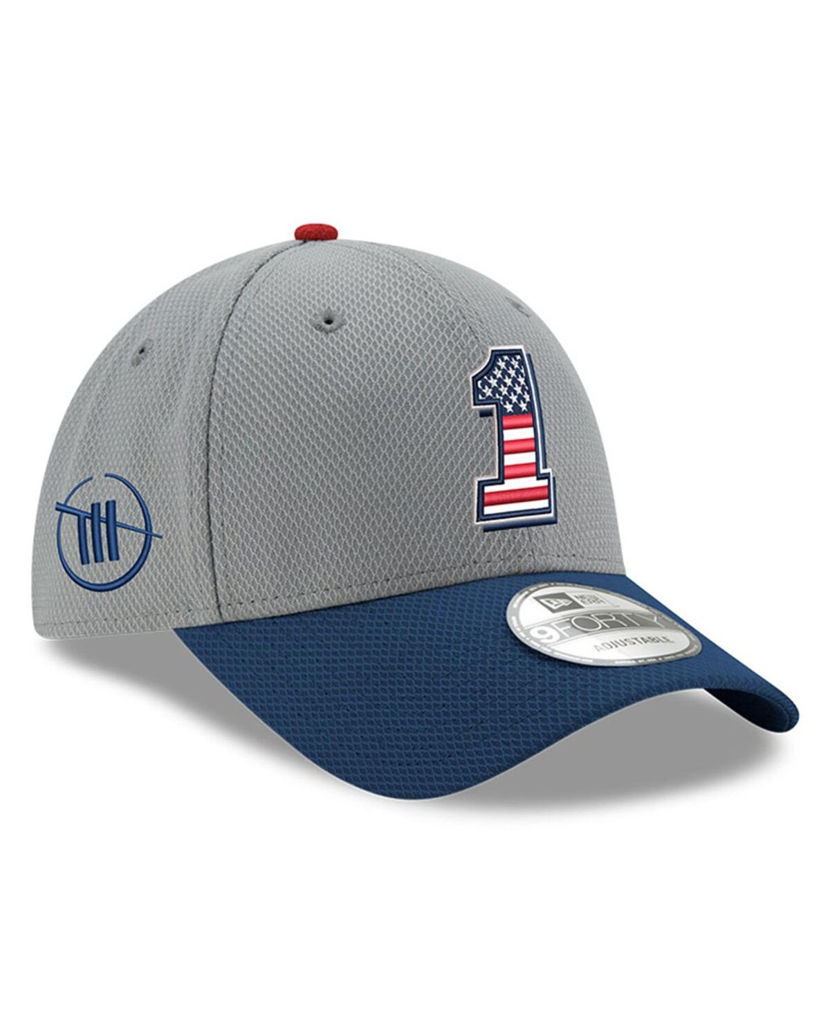 Click here for New Era Mens Gray/Navy Ross Chastain Salute 9FORTY... prices