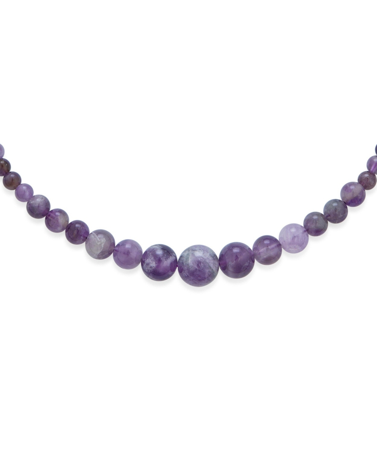 Click here for Bling Jewelry Graduated Round Bead Ball Strand Nat... prices