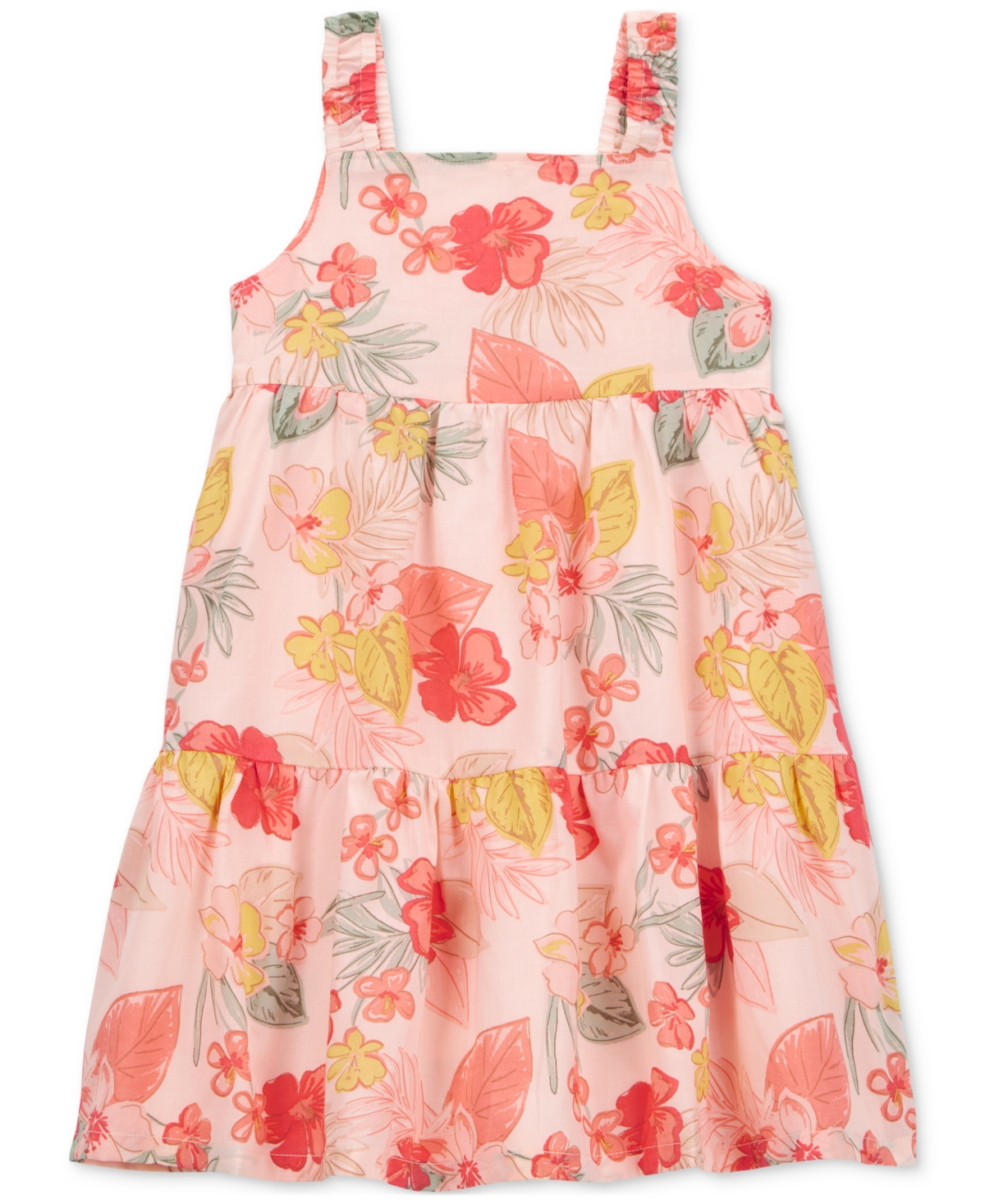 Click here for Carters Toddler Girls Cotton Floral-Print Tiered D... prices