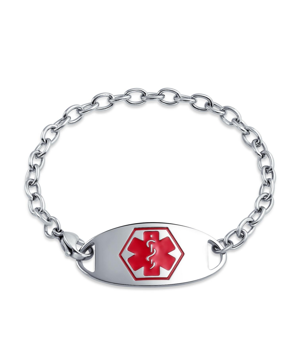 Click here for Bling Jewelry Miami Cuban Link Medical Id Bracelet... prices