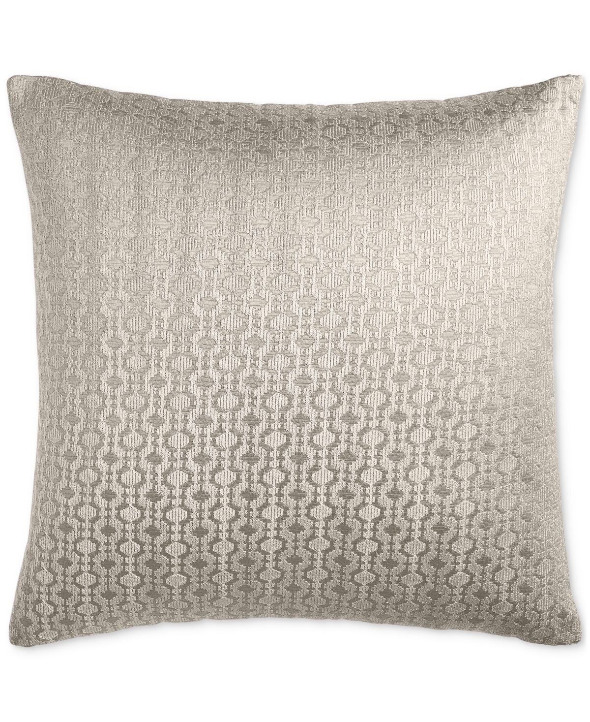 Click here for Hotel Collection Chrome Geo Decorative Pillow  18... prices