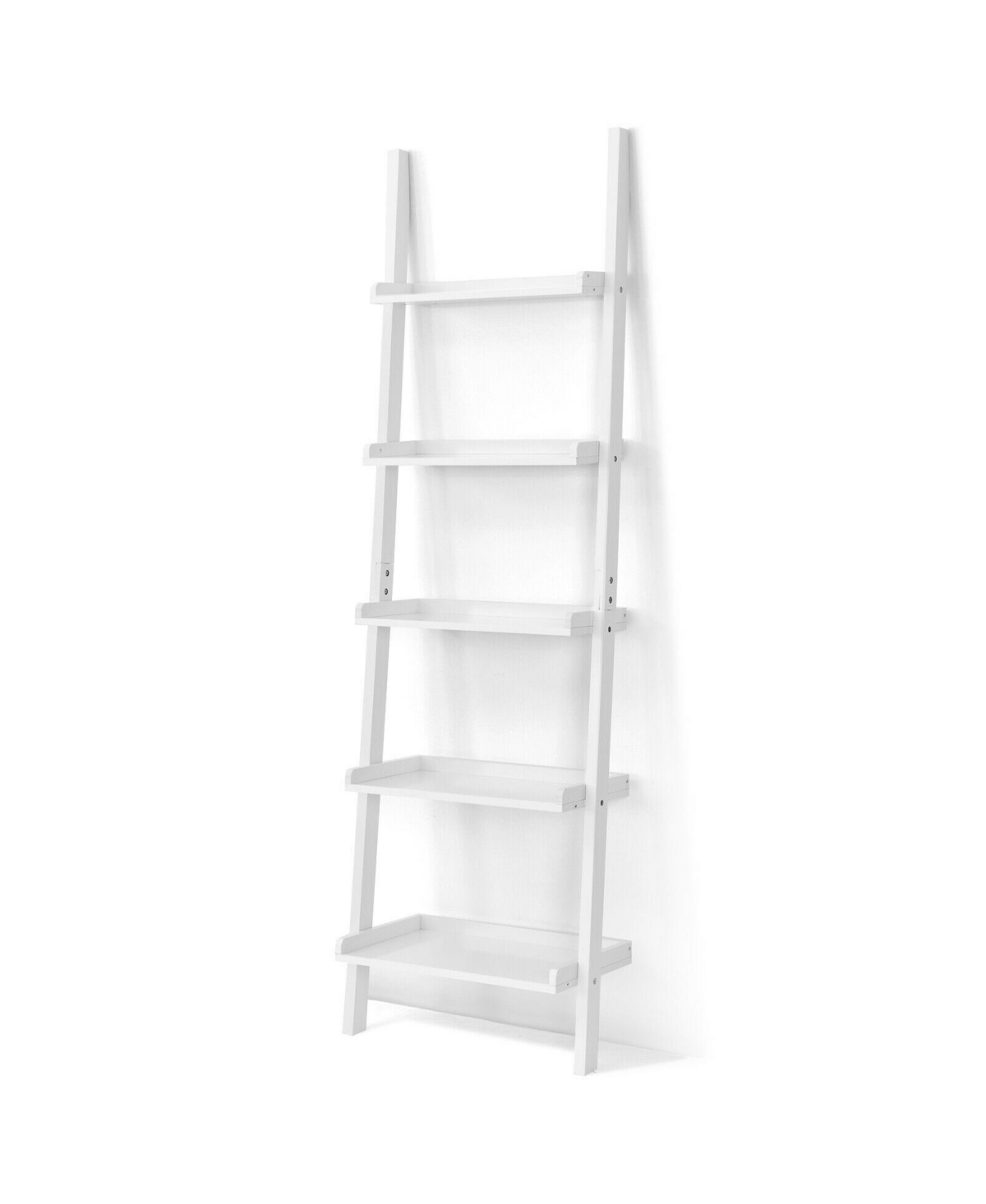 Click here for 5-Tier Wall-leaning Ladder Shelf Display Rack for... prices