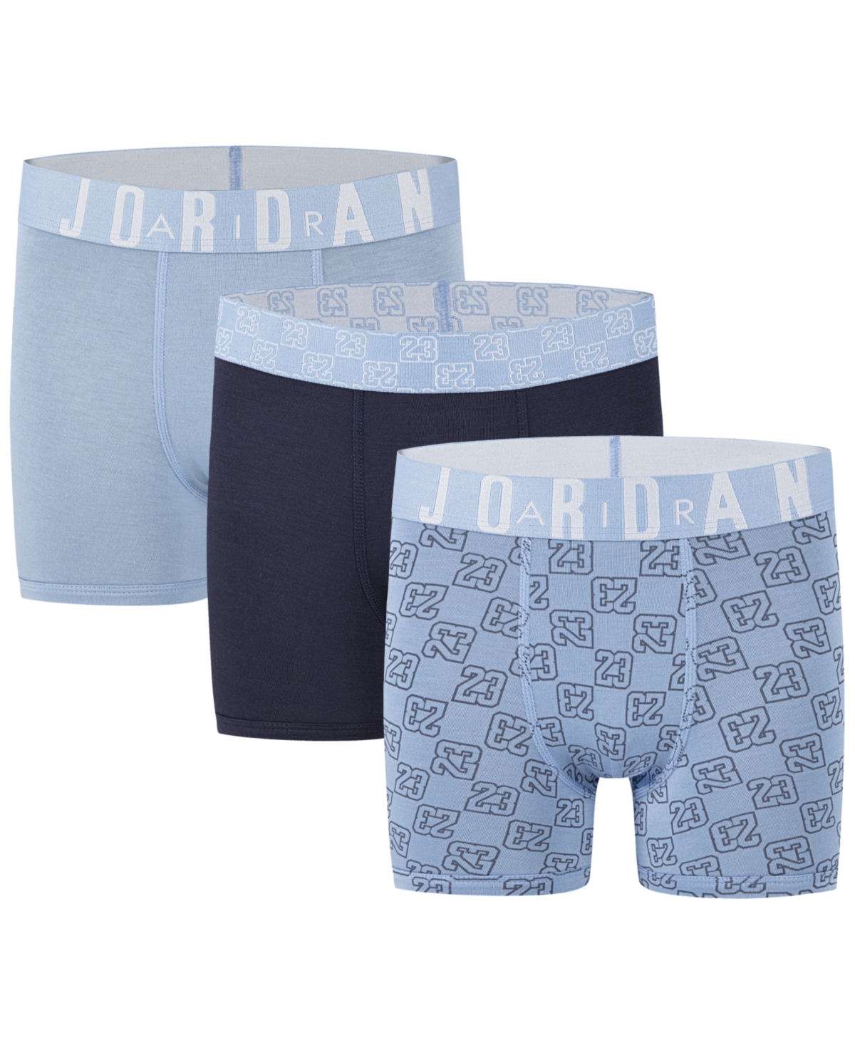 Click here for Jordan Big Boys 23 Monogram Boxer Briefs  3 Pack -... prices