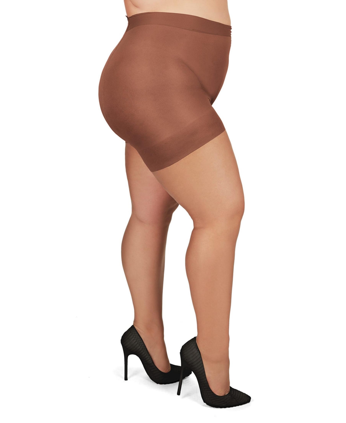 Click here for MeMoi Plus Size Curvy Ultra Sheer Control Top Pant... prices