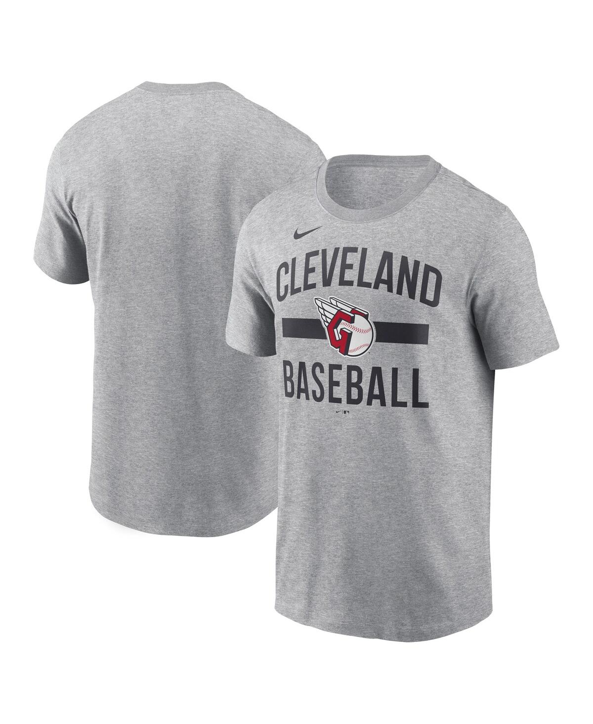 Click here for Nike Mens Heather Gray Cleveland Guardians Arched... prices