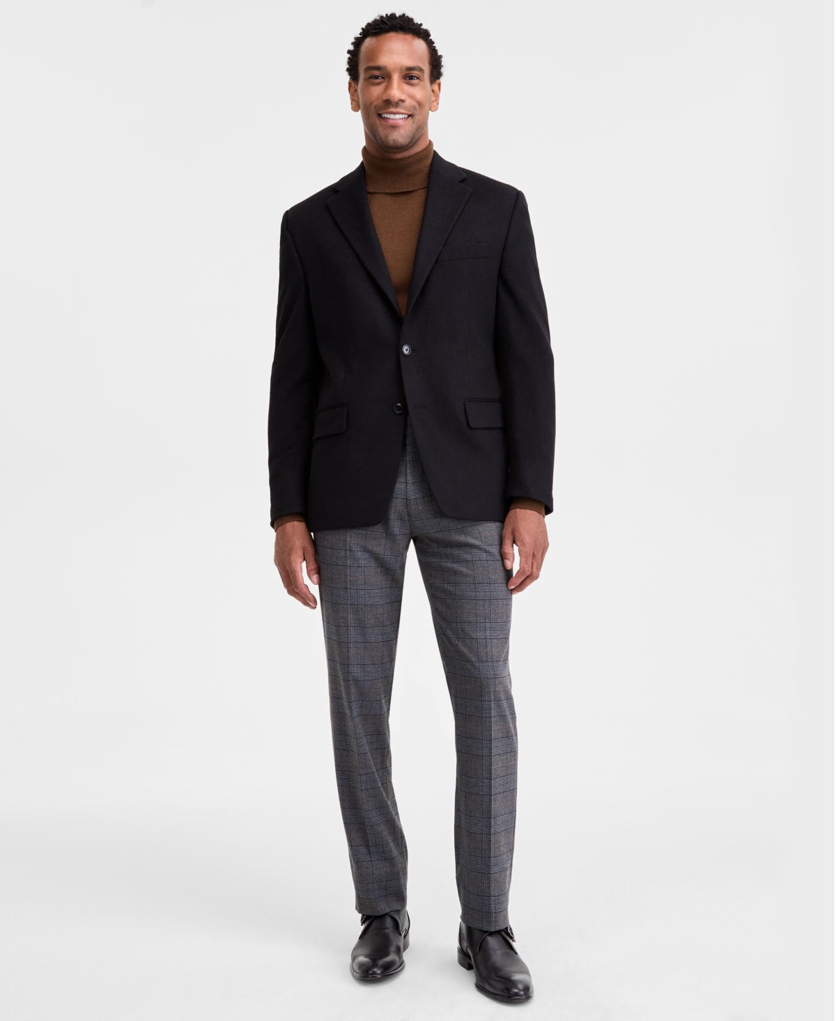 Click here for Michael Kors Mens Classic-Fit Wool Blend Luxury Sp... prices