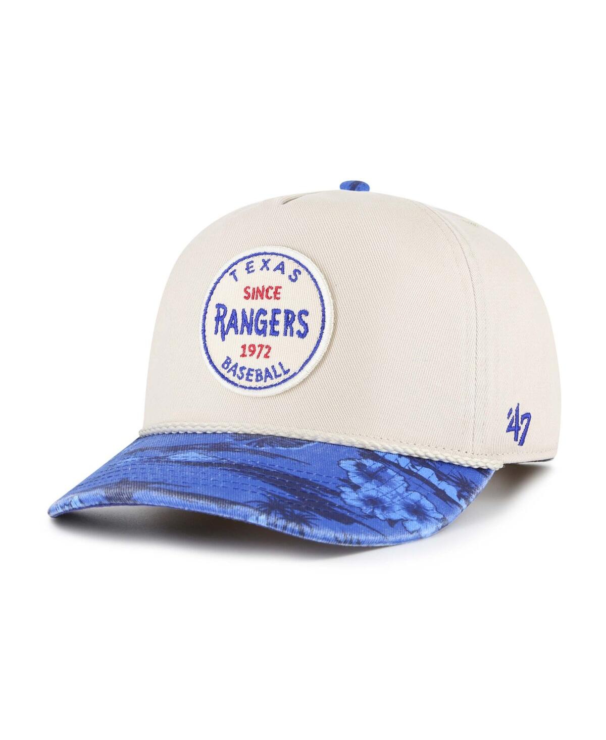 Click here for 47 Brand Mens Cream/Navy Texas Rangers Fiji Rope H... prices